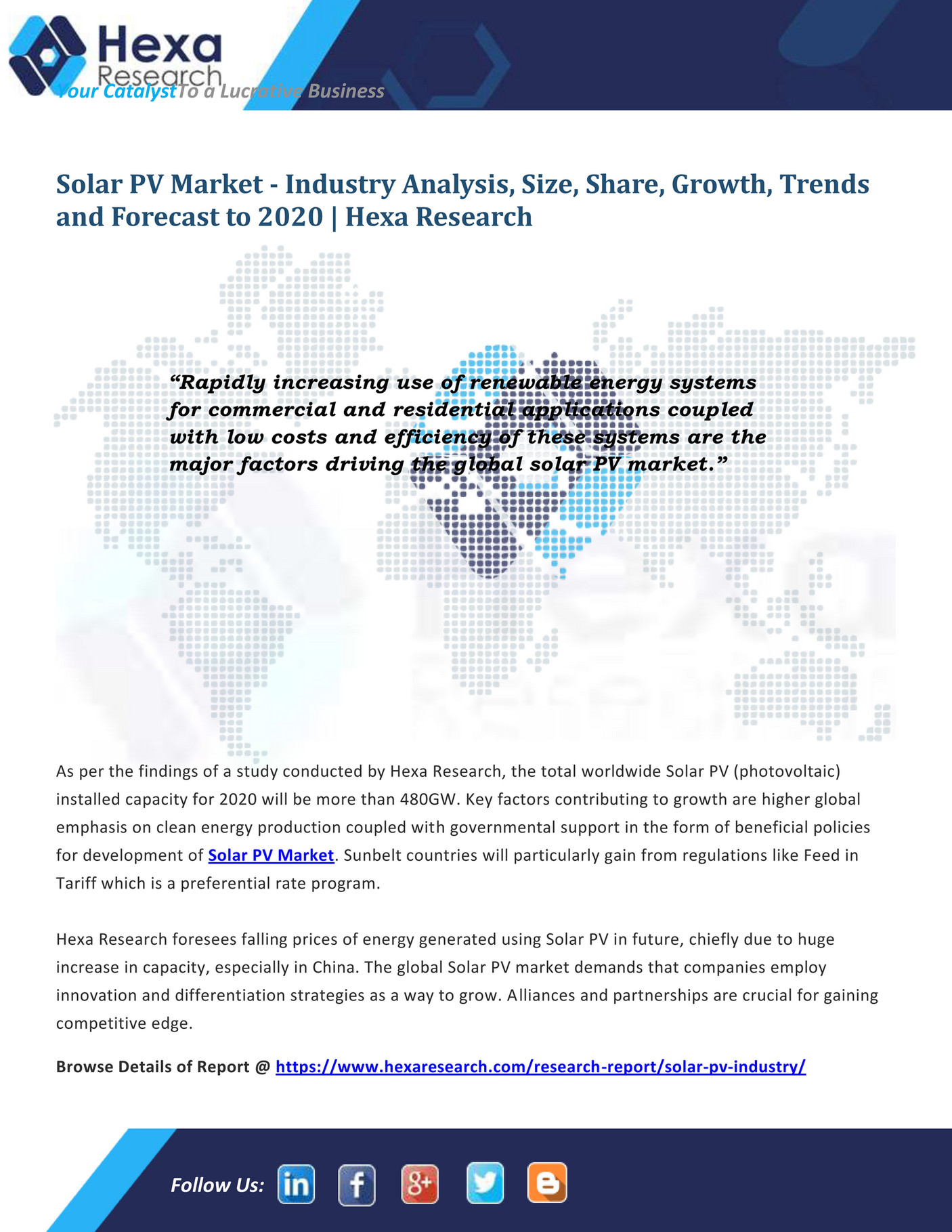Grand View Research - Global Solar PV Industry Research Report - Page 1 ...