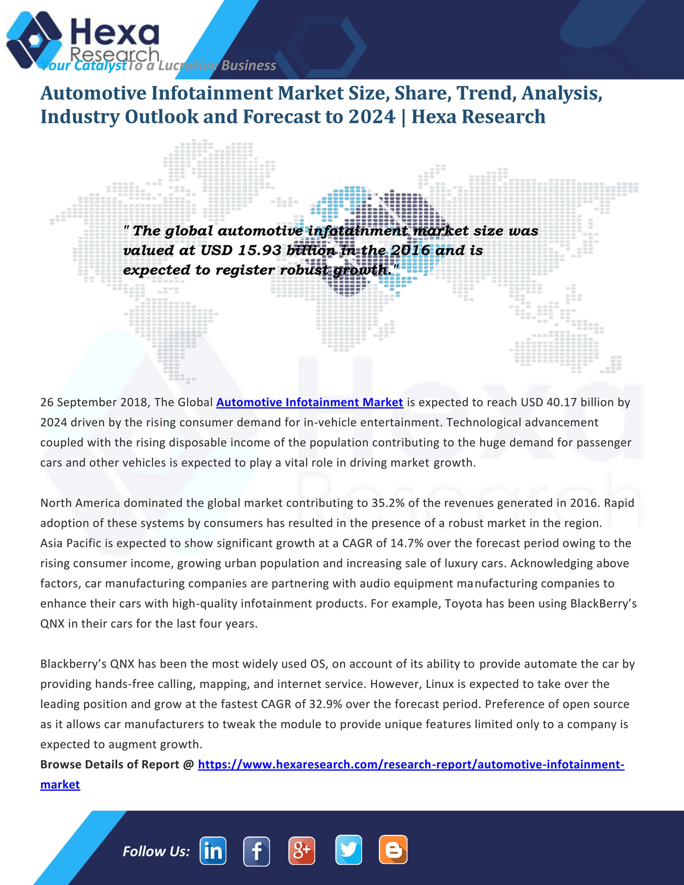 Grand View Research - Global Automotive Infotainment Industry Analysis ...