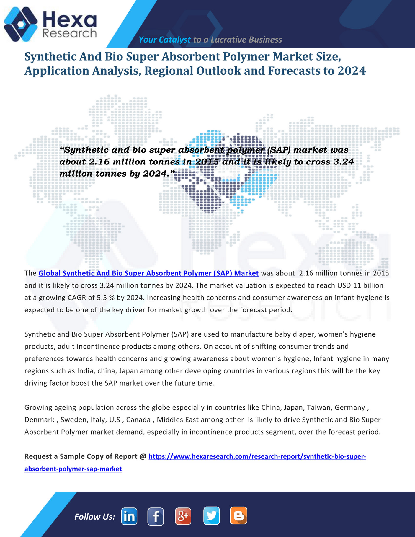 Grand View Research - Synthetic & Bio Super Absorbent Polymer Market ...