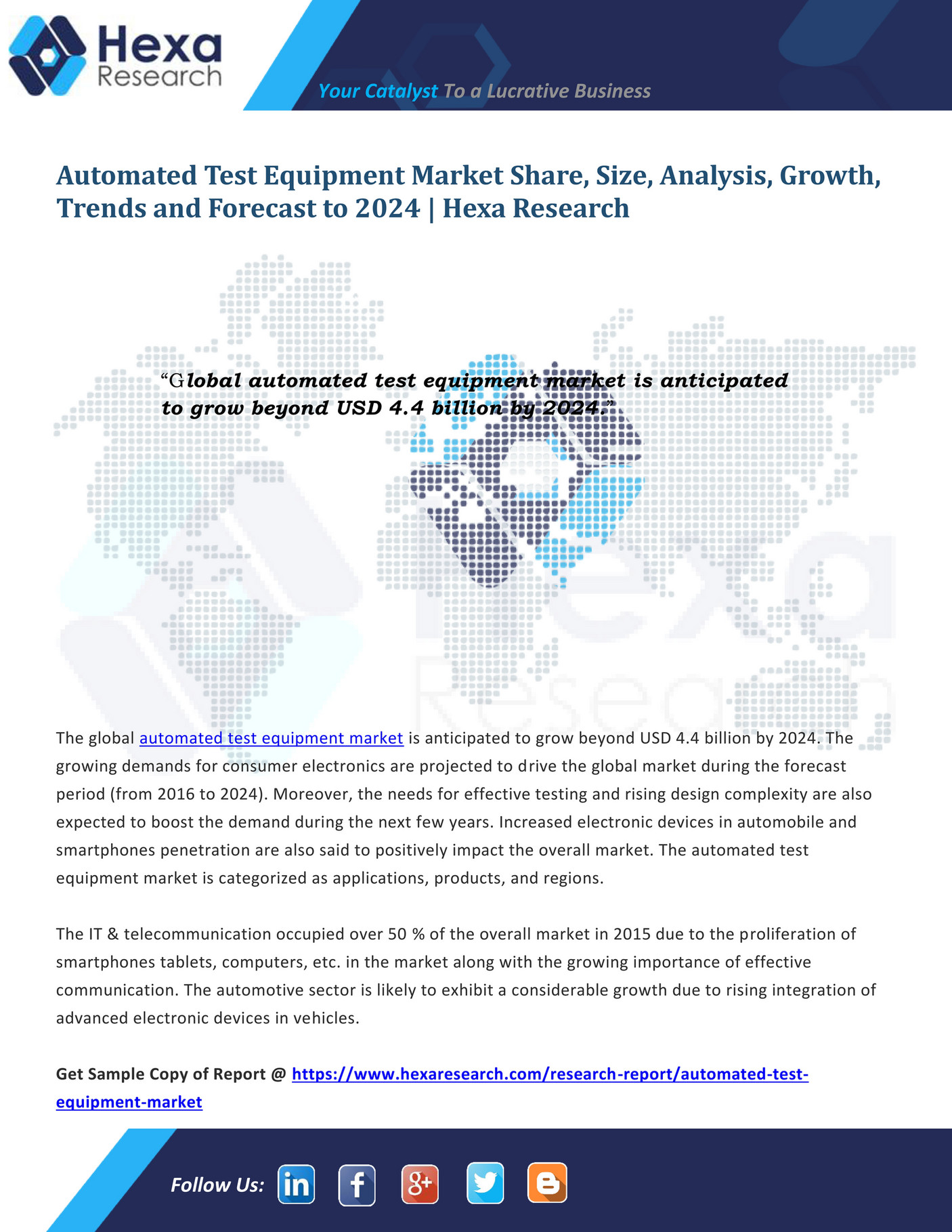 Grand View Research - Automated Test Equipment Market (ATE) Analysis ...