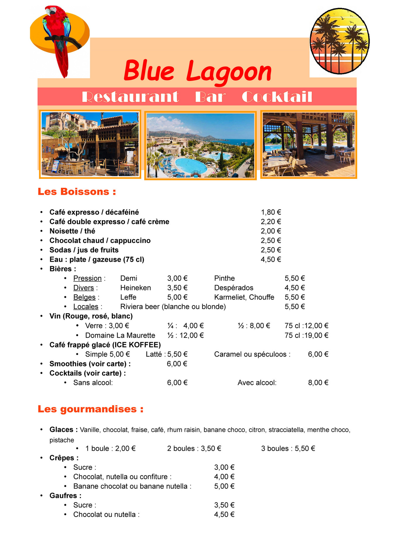 PDF - Menu - Blue Lagoon - Page 1 - Created with Publitas.com