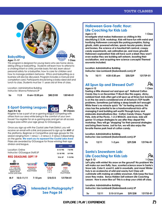 CLPD Fall Activity Guide - Page 30-31