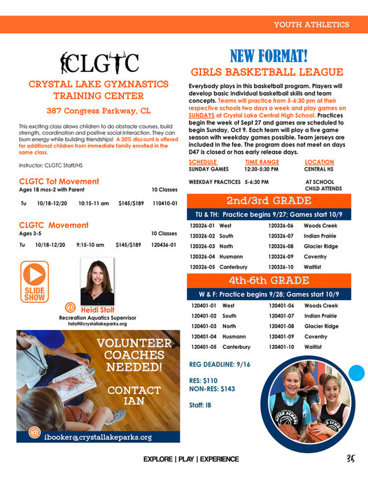 CLPD Fall Activity Guide - Page 36-37