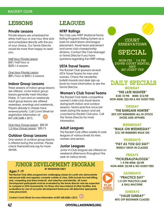 CLPD Fall Activity Guide - Page 44-45