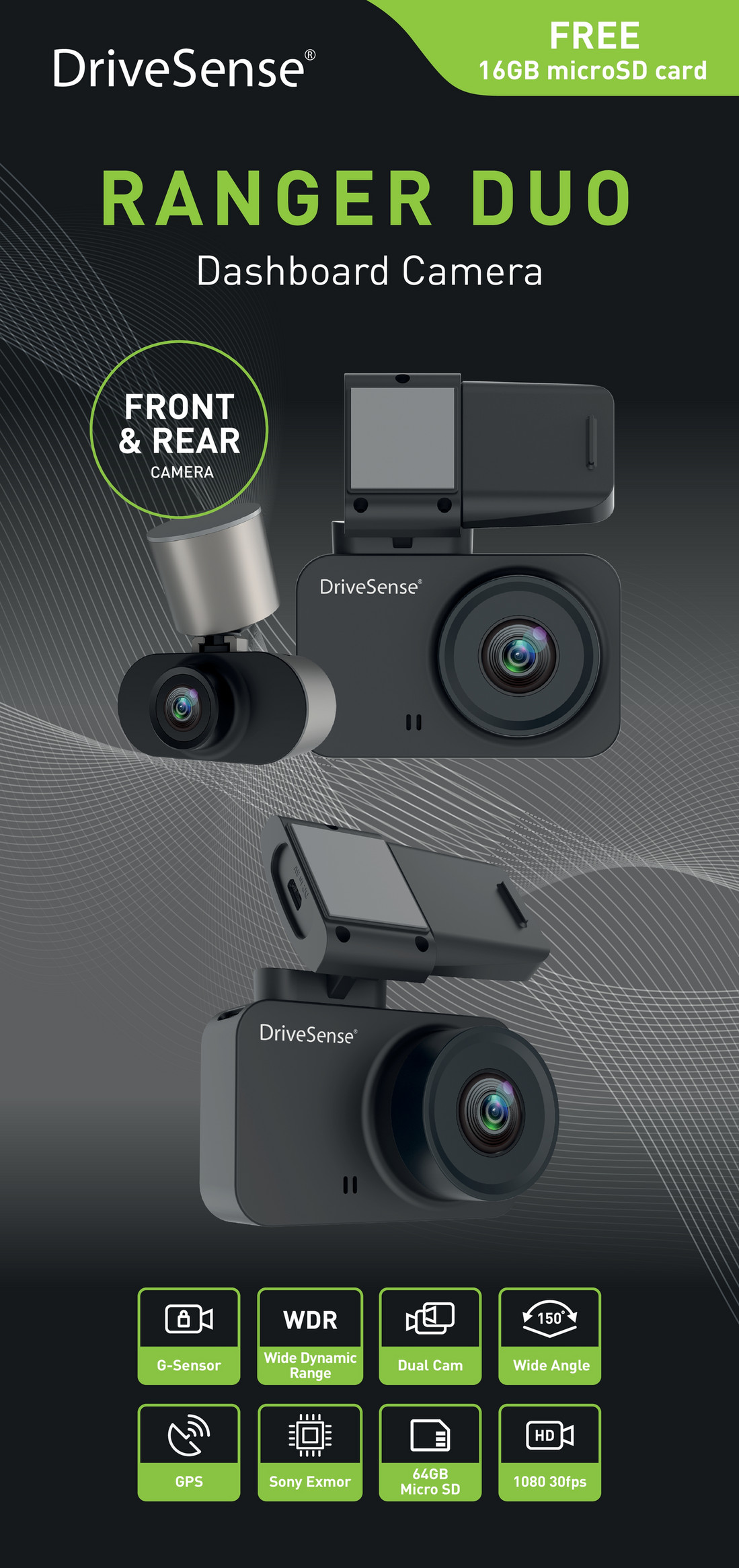 Andatech - DriveSense Ranger Duo Dash Cam Flyer - Page 1 - Created with ...