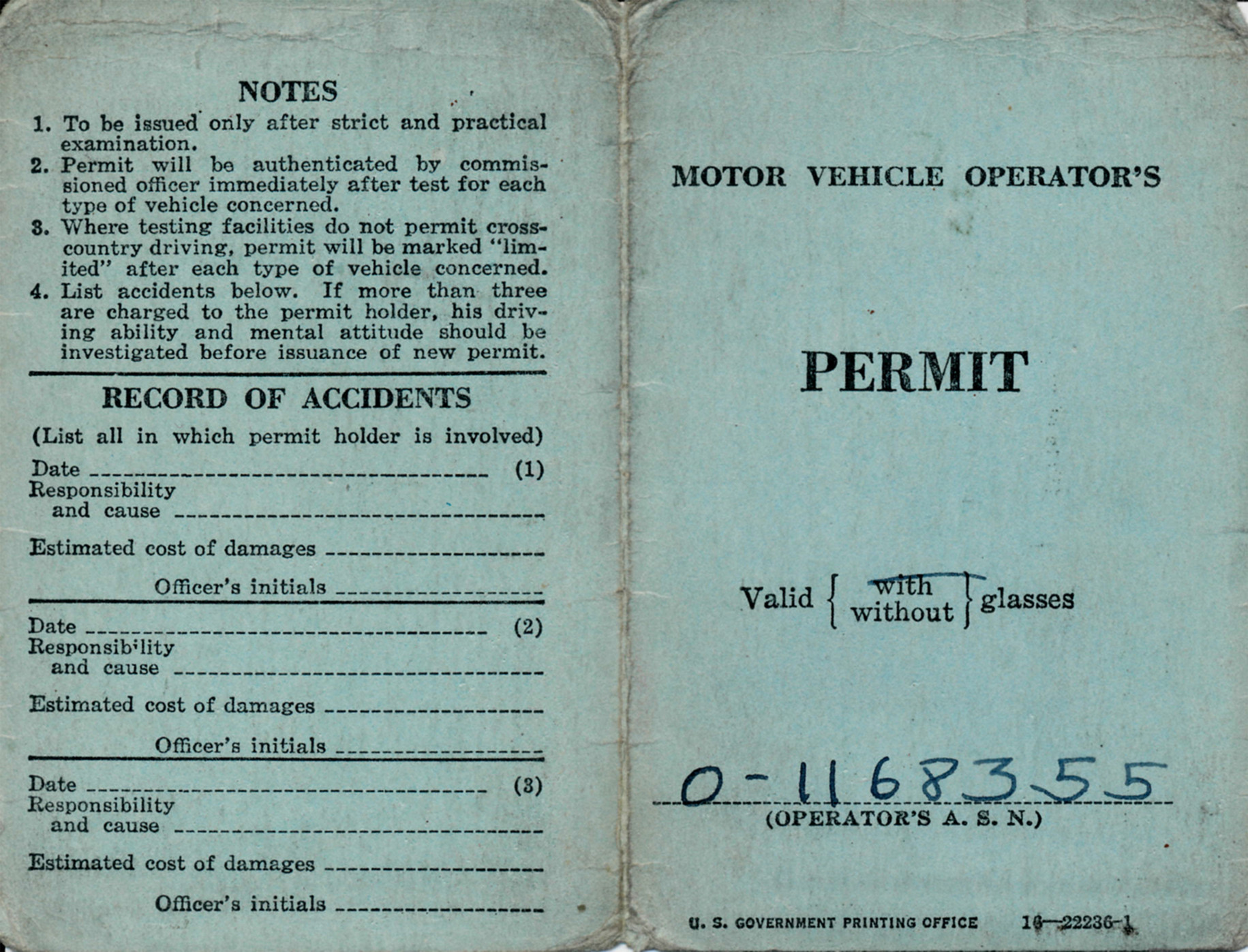 244thfieldartillerybattalion.com - 11-16-43 Motor Vehical Operator's ...