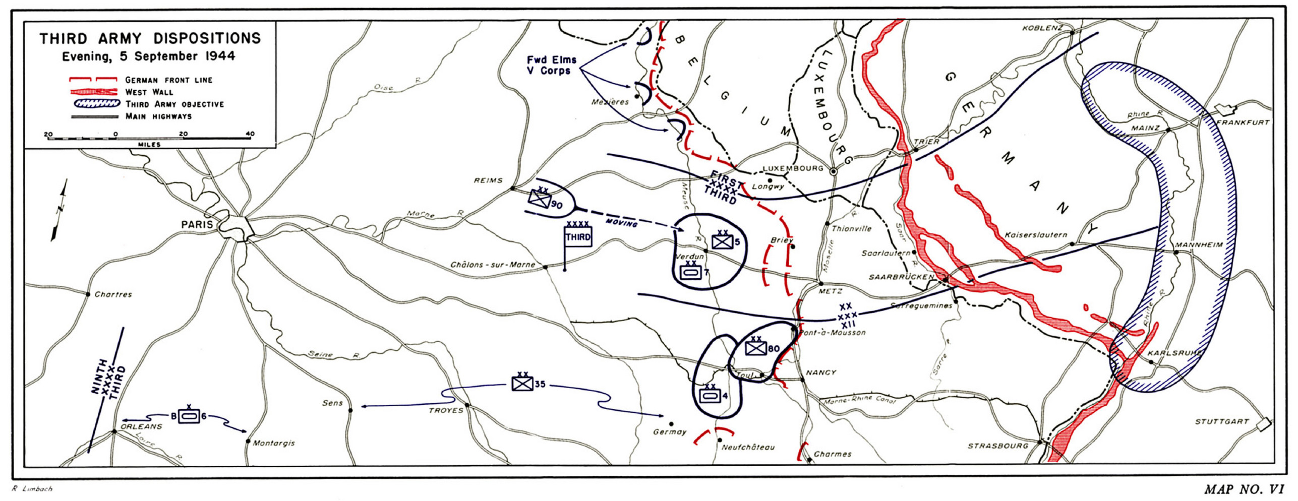 244thfieldartillerybattalion.com - Third Army Disposition Evening 5 ...