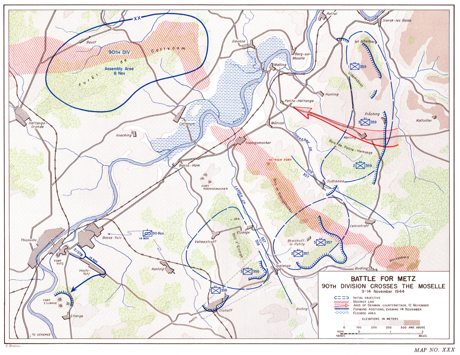 244thfieldartillerybattalion.com - Battle for Metz, 90th Division ...