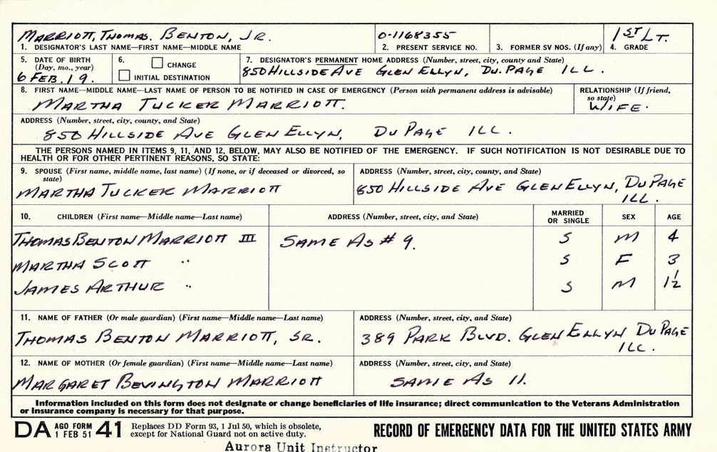 244thfieldartillerybattalion.com - 2a. 07-30-51 Record Of Emergency For ...