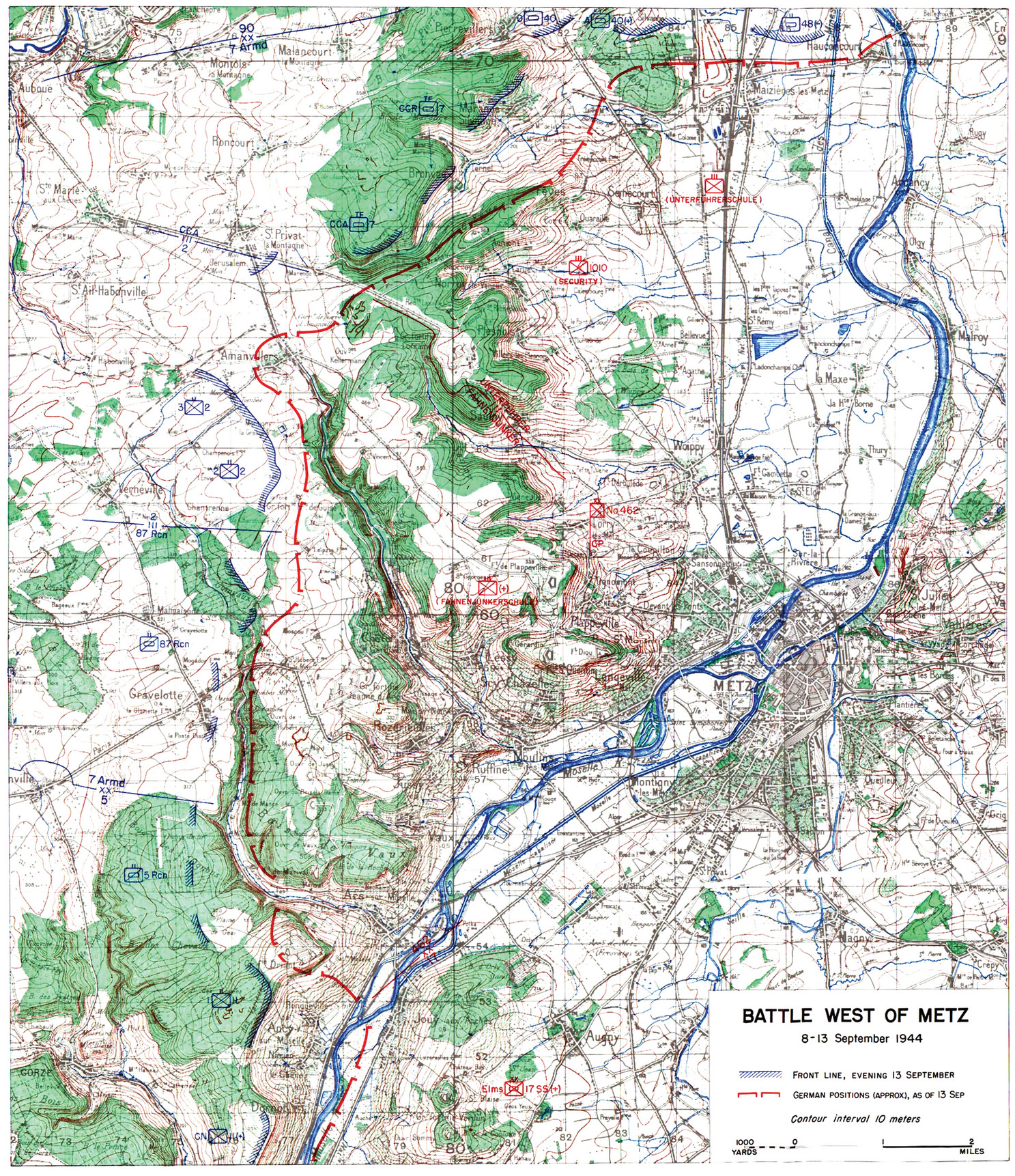 244thfieldartillerybattalion.com - Metz Map XIV 8 - 13 Sept 44 - Page 1 ...