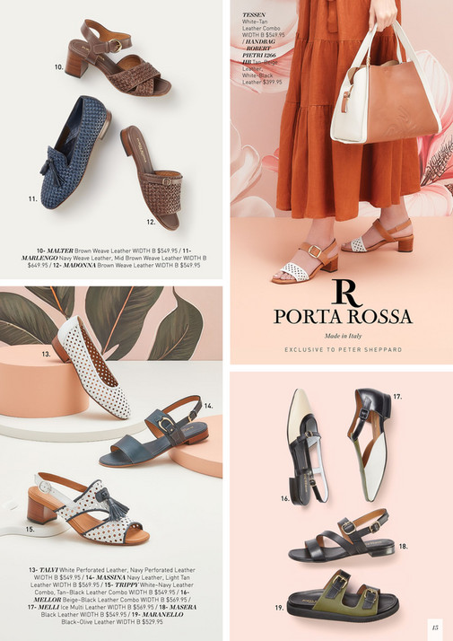 Peter Sheppard - Peter Sheppard Footwear Spring/Summer 2023 Catalogue - Page 14-15 - Created ...