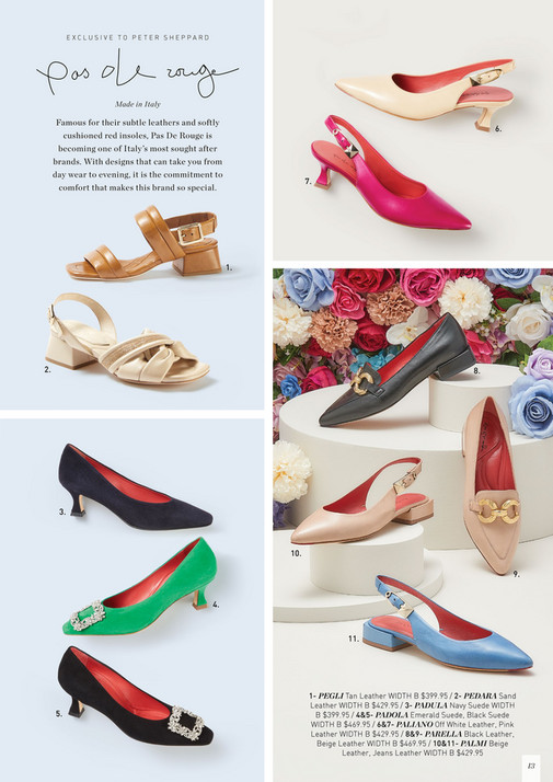 Peter Sheppard - Peter Sheppard Footwear Spring/Summer 2023 Catalogue - Page 12-13 - Created ...