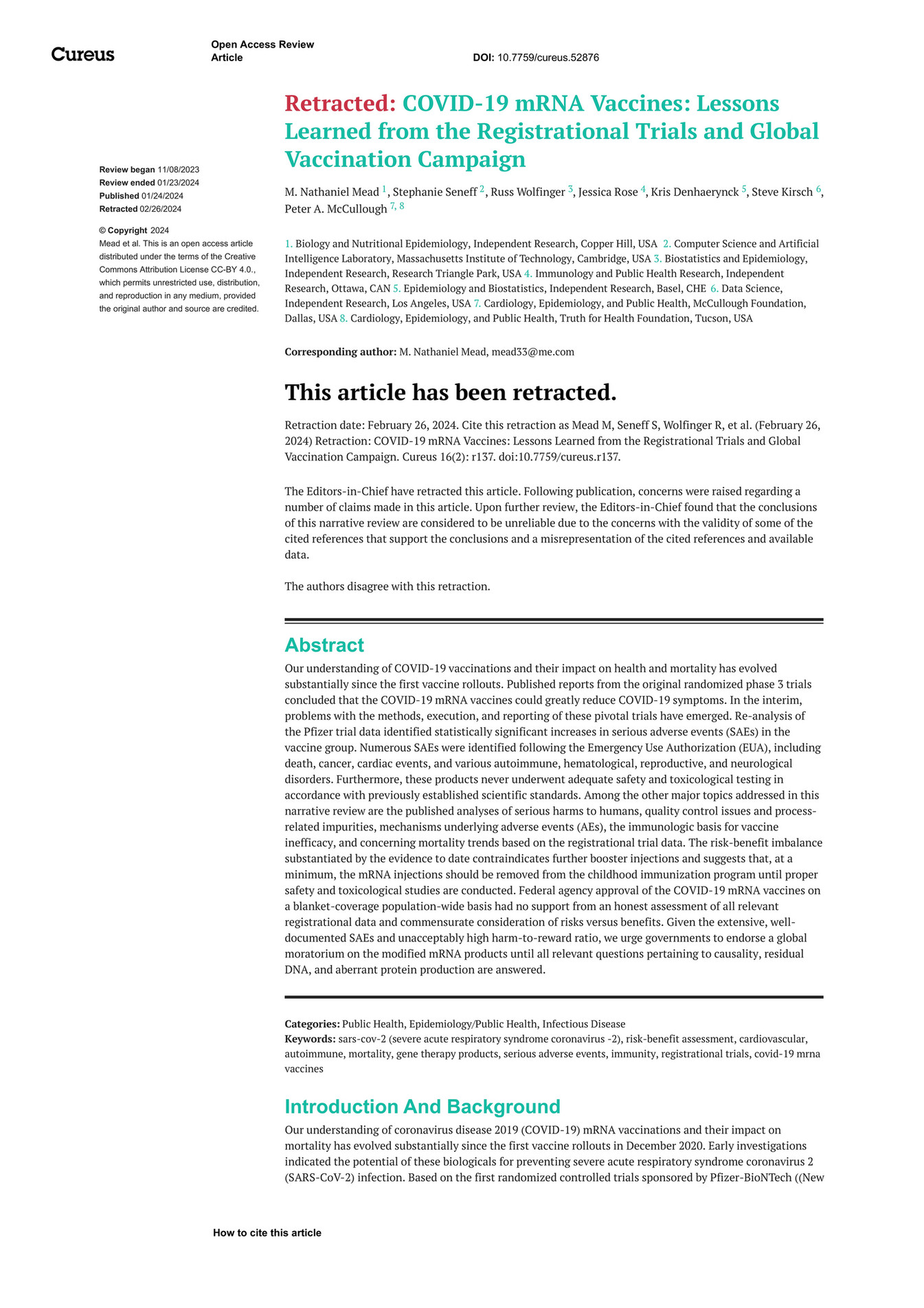My publications - COVID-19 mRNA Vaccines: Lessons Learned from the ...
