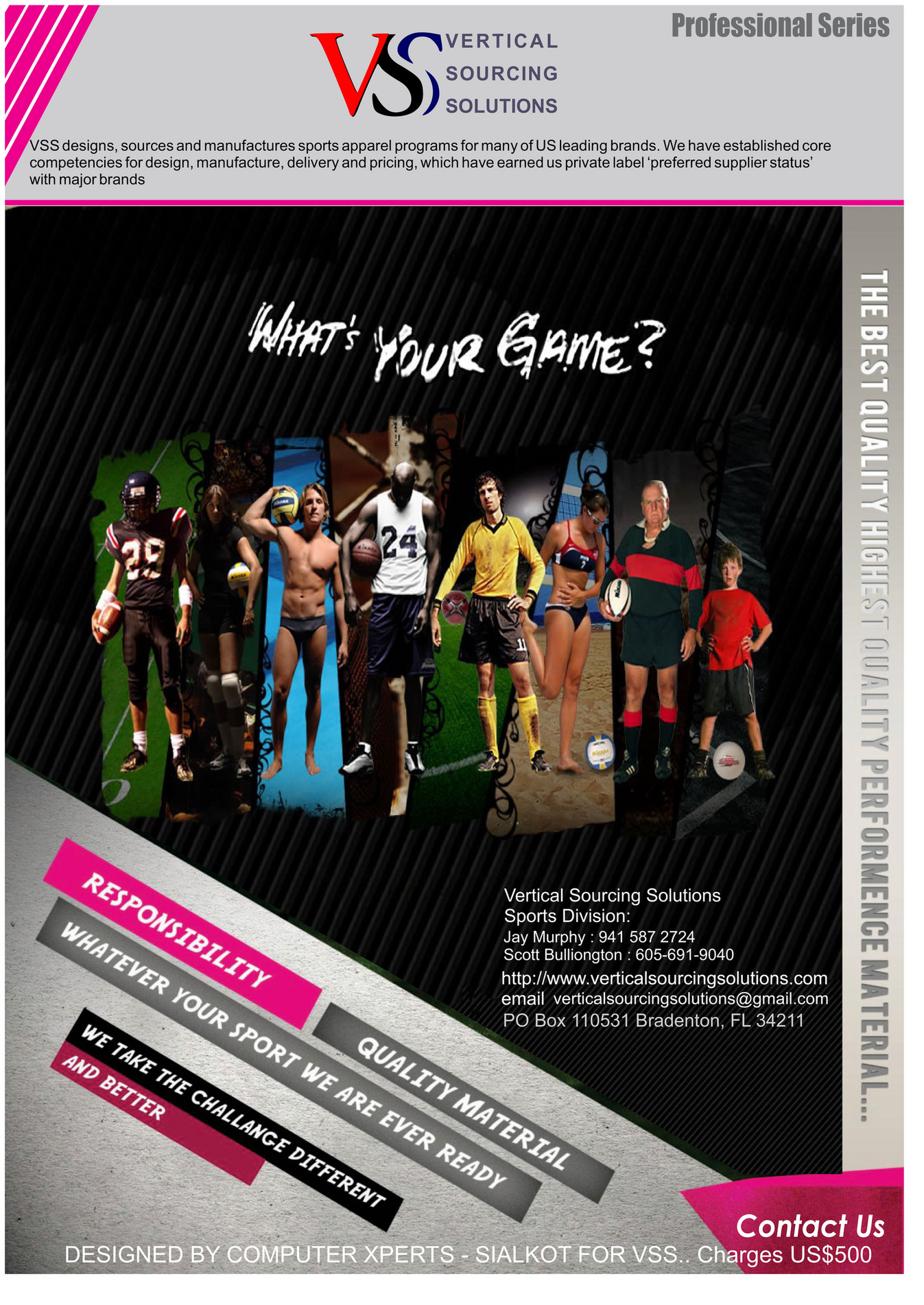 VERTICAL SOURCING SOLUTIONS - VSS Sports Catalog 2018 - Page 1 ...