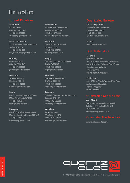 Renaissance Creative - Quartzelec Overview Brochure 2021 digital - Page 24 - Created with ...