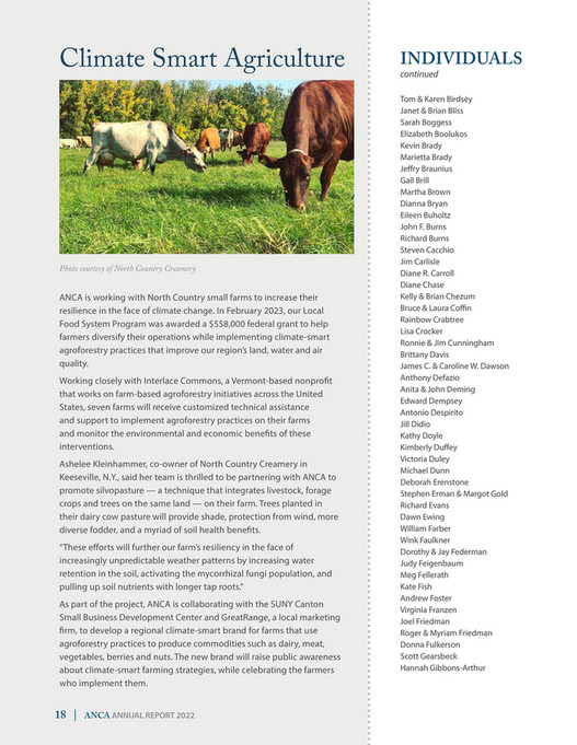 ANCA - ANCA 2022 Annual Report - Page 18-19 - Created with Publitas.com
