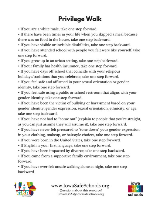 My publications - Privilege Walk - Page 2-3 - Created with Publitas.com