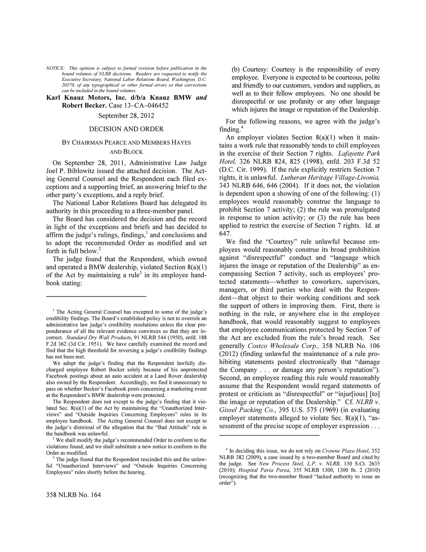 My publications - NLRB Board Decision 1 - Page 1 - Created with ...