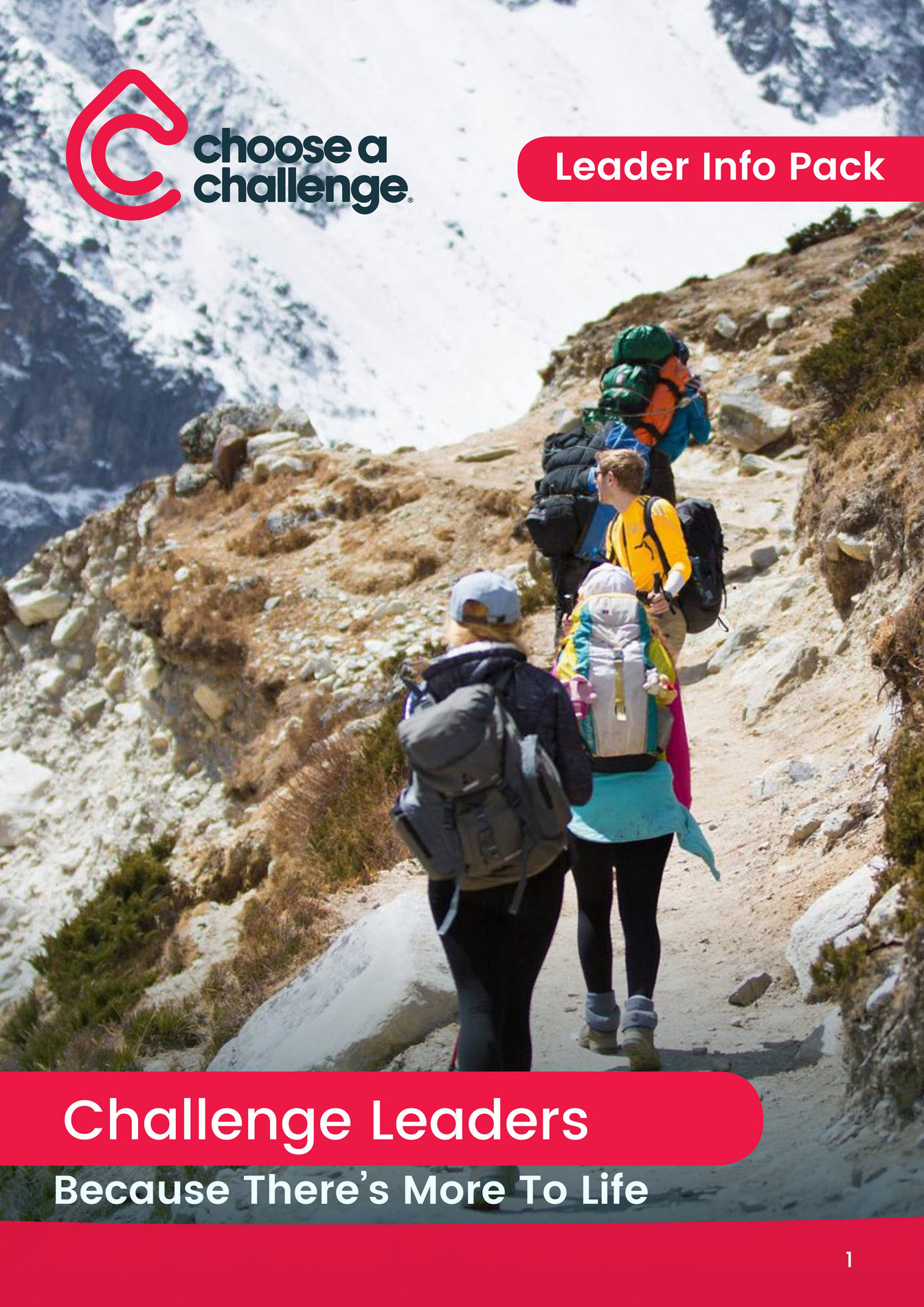 Choose A Challenge Information Packs - Challenge Leader Pack - Page 2-3 ...