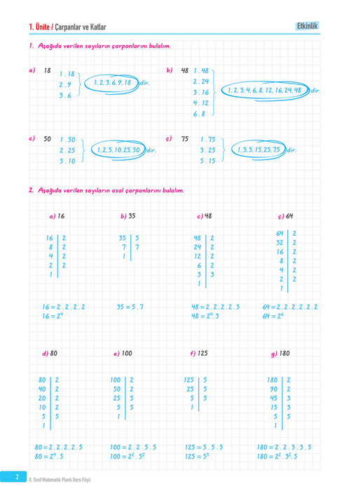 Senabil - 8.sınıf Matematik PDF - Page 4-5 - Created with Publitas.com
