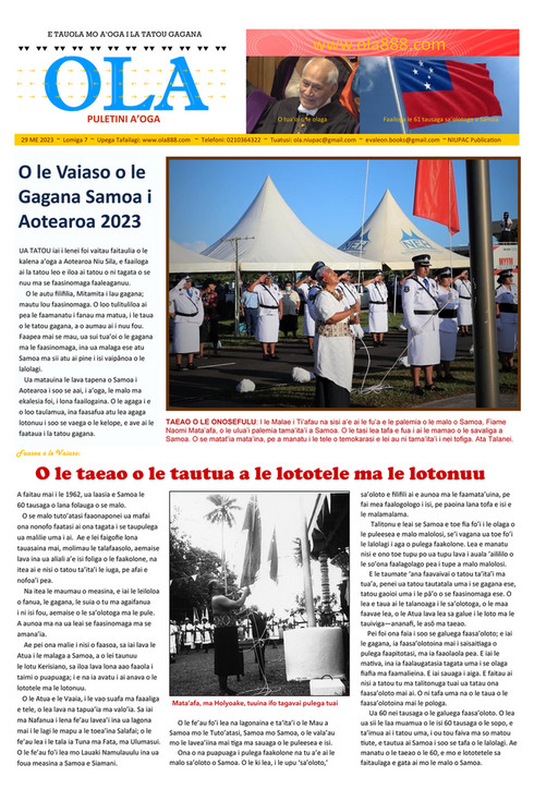 niupac - OLA 7 2023 - Page 1 - Created with Publitas.com