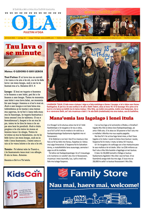 niupac - OLA 10 2023 - Page 1 - Created with Publitas.com