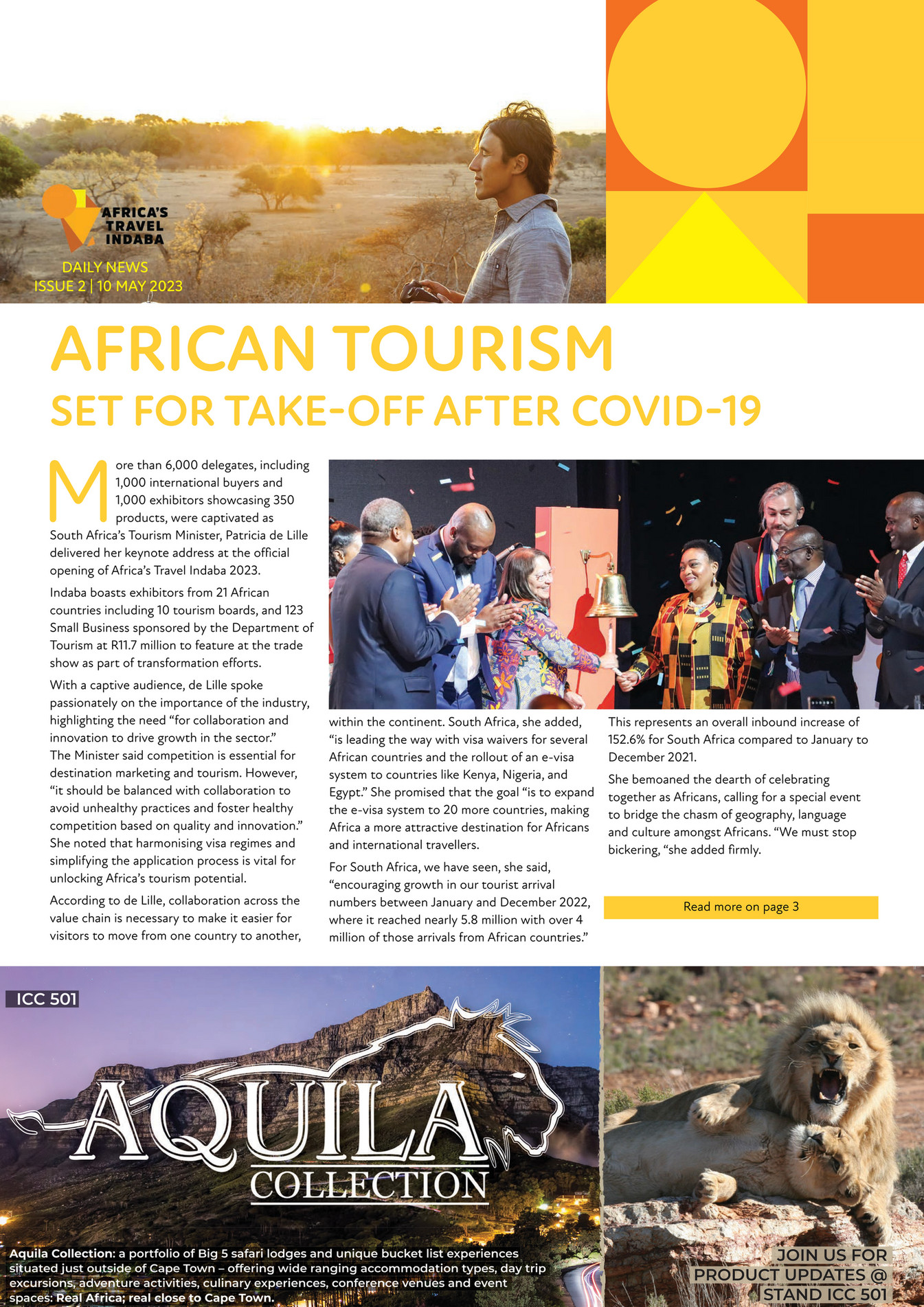 Film & Event Media - Africa's Travel Indaba Daily News Issue 2 - Page 1 ...
