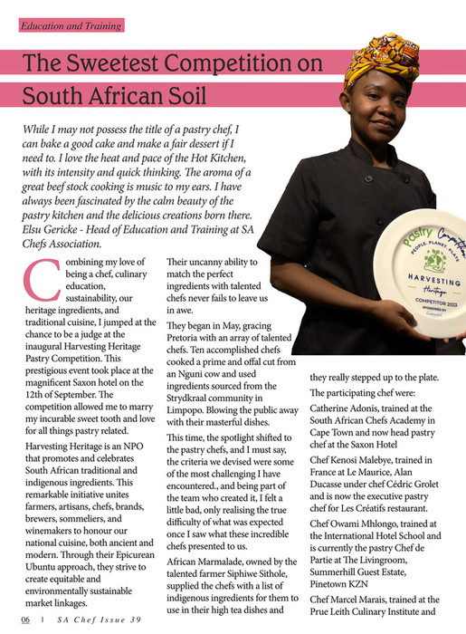 Film & Event Media - SA Chef Issue 39 - Page 8-9 - Created with Publitas.com