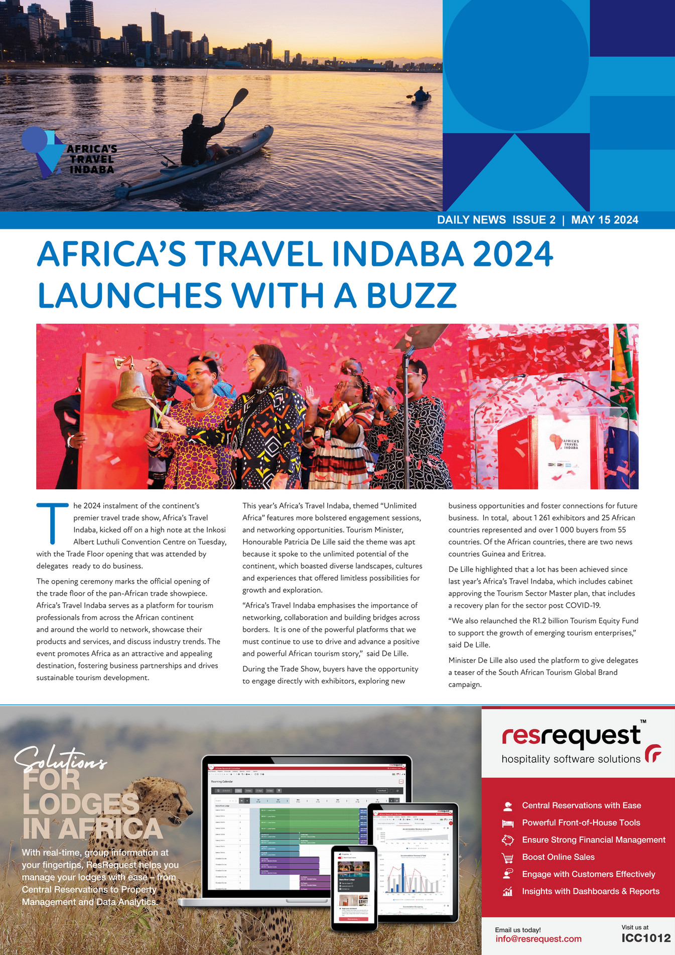 Film & Event Media - Africa's Travel Indaba 2024 - Daily News Issue 2 ...
