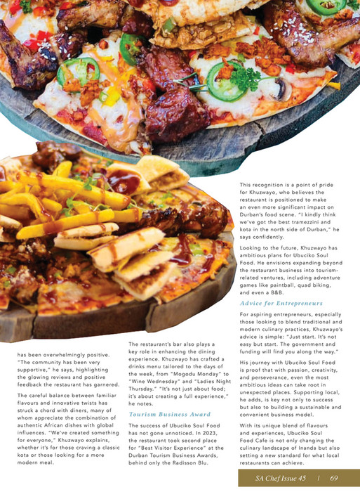 Film & Event Media - SA Chef Issue 45 - Page 66-67