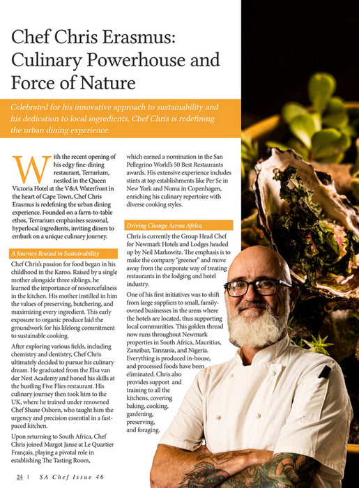 SA Chef Magazine Issue 46 - Page 26-27