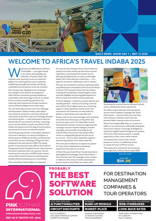 Film & Event Media - Africa's Travel Indaba 2025 - Daily News : Show ...