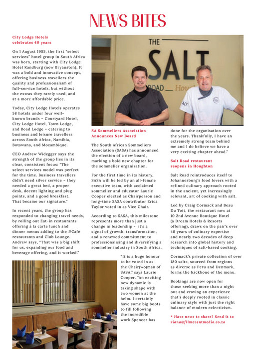 Film & Event Media - SA Chef Issue 50 - Page 6-7