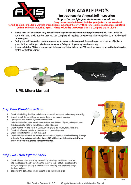 My publications - AXIS PFD's Self Service Manual 1.3.01 - Page 1 ...