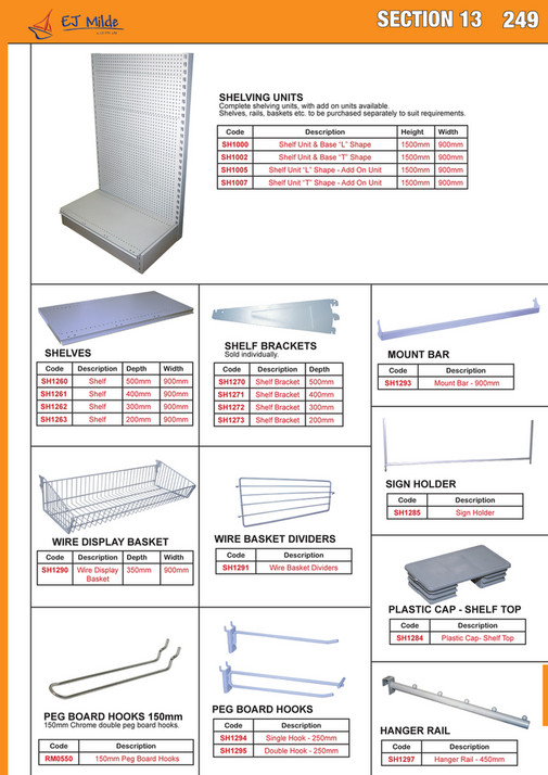 My publications - EJ Milde Product Catalogue 2022/23 - SECTION 13 - Page 2-3 - Created with ...