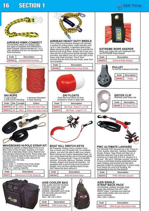 My publications - Milde Marine Product Catalogue 2023/24 - Section 1 - Page 18-19 - Created with ...