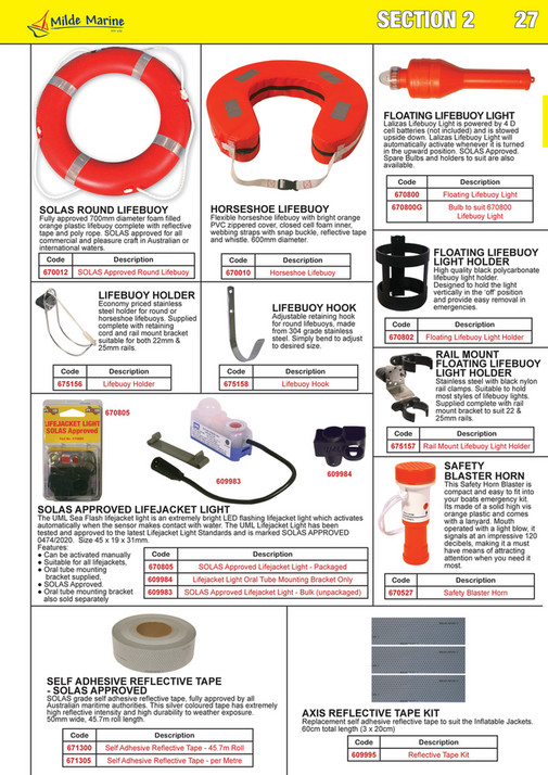 My publications - Milde Marine Product Catalogue 2023/24 - Section 2 - Page 10-11 - Created with ...