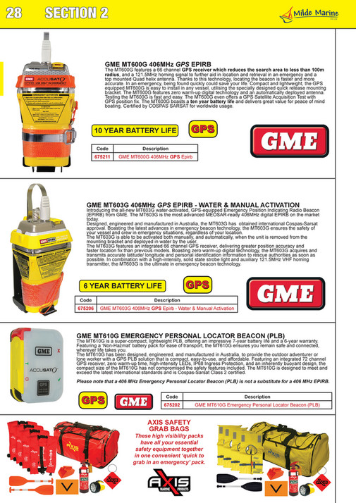 My publications - Milde Marine Product Catalogue 2023/24 - Section 2 - Page 12-13 - Created with ...