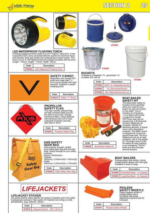 My publications - Milde Marine Product Catalogue 2023/24 - Section 2 - Page 8-9 - Created with ...