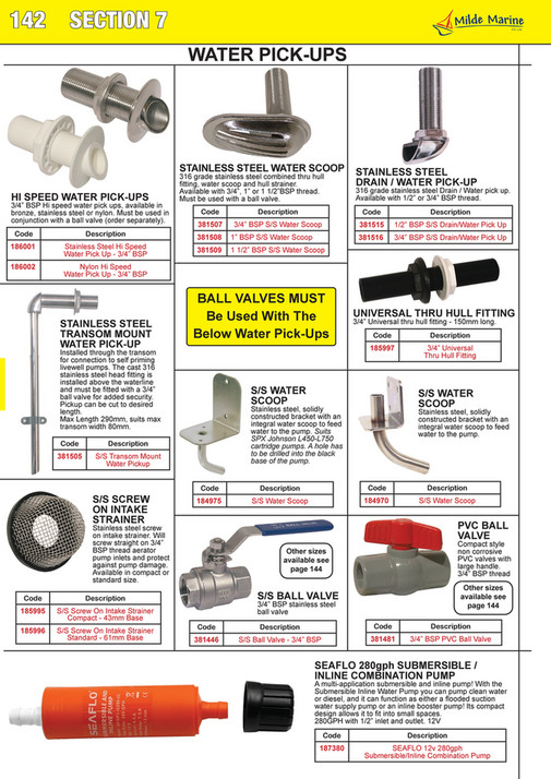 My publications - Milde Marine Product Catalogue 2023/24 - Section 7 - Page 12-13 - Created with ...