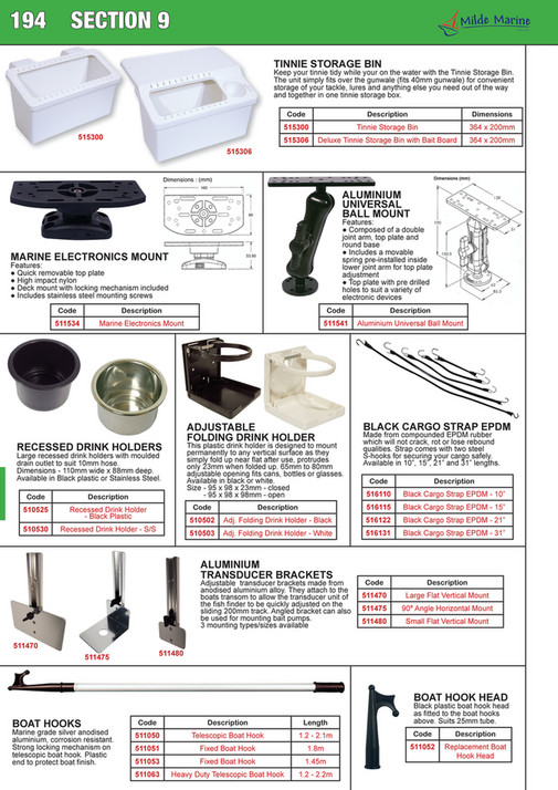 My publications - Milde Marine Product Catalogue 2023/24 - Section 9 - Page 14-15 - Created with ...