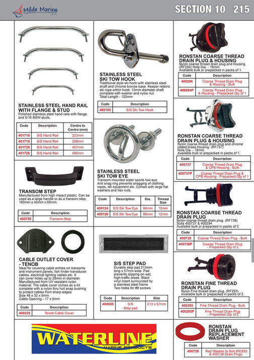 My publications - Milde Marine Product Catalogue 2023/24 - Section 10 - Page 10-11 - Created ...