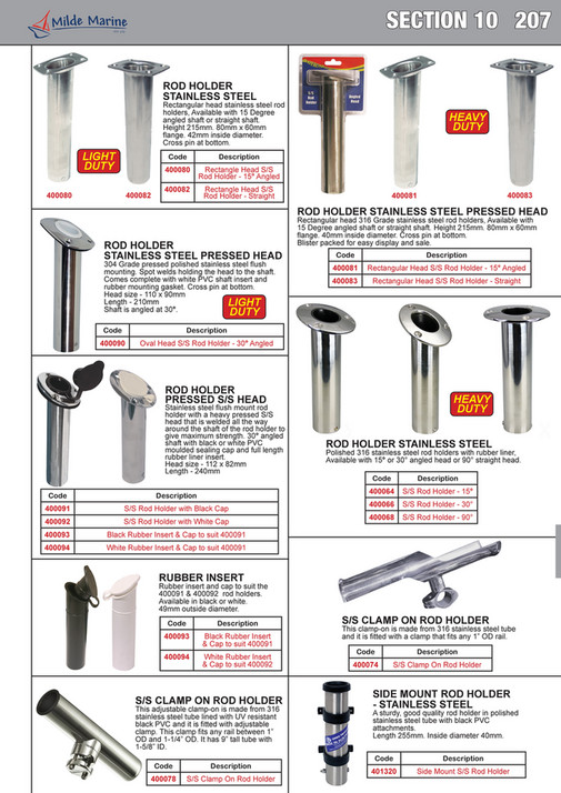 My publications - Milde Marine Product Catalogue 2023/24 - Section 10 - Page 2-3 - Created with ...