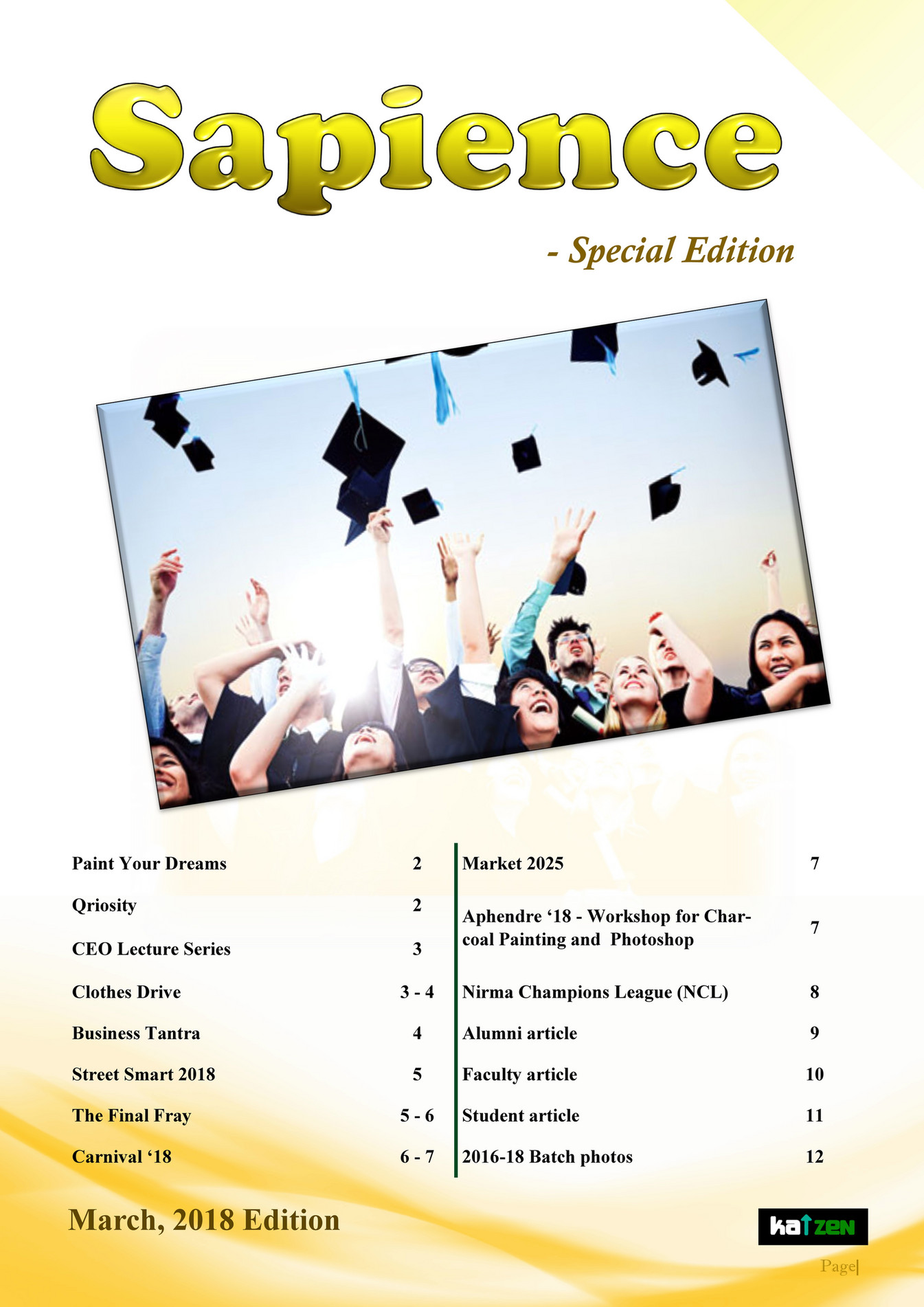 My publications - Sapience - March, 2018 Edition - Page 1 - Created ...