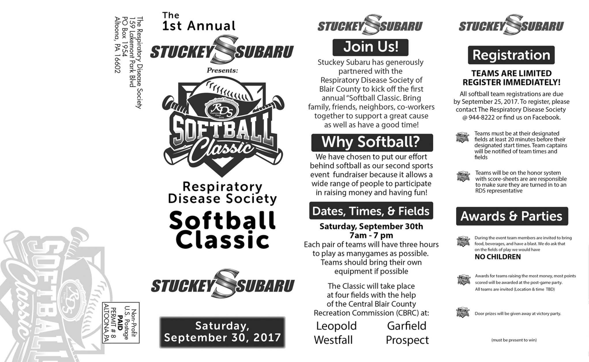 RDS - 2017 RDS Softball Classic Brochure - Page 1 - Created with ...