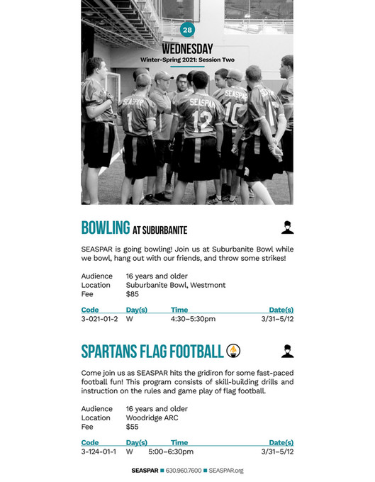 SEASPAR - SEASPAR Winter Spring 2021 Session 2 Program Guide - Page 28 ... SEASPAR - SEASPAR Winter Spring 2021 Session 2 Program Guide - Page 28 ...