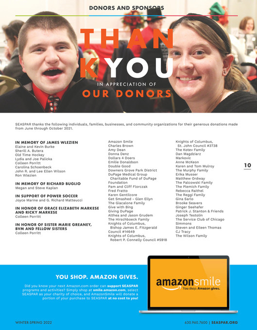 SEASPAR - SEASPAR Winter Spring 2022 Program Guide - Page 10-11 - Created with Publitas.com