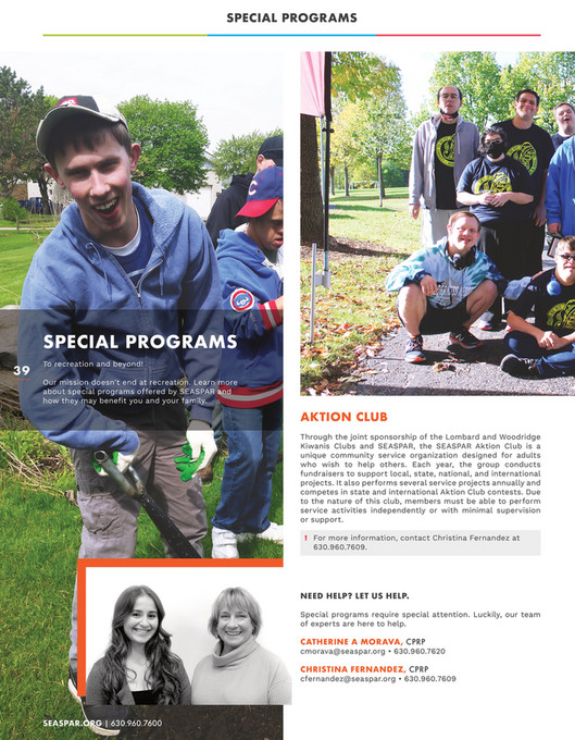 SEASPAR - SEASPAR SUMMER 2022 Program Guide - Page 40-41 - Created with Publitas.com