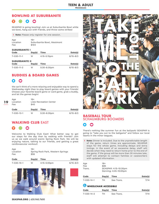 SEASPAR - SEASPAR SUMMER 2022 Program Guide - Page 20-21 - Created with Publitas.com