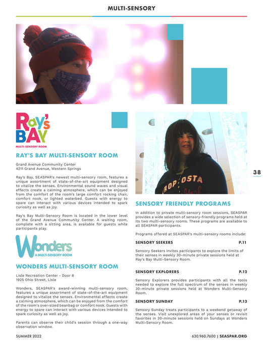 SEASPAR - SEASPAR SUMMER 2022 Program Guide - Page 38-39 - Created with Publitas.com